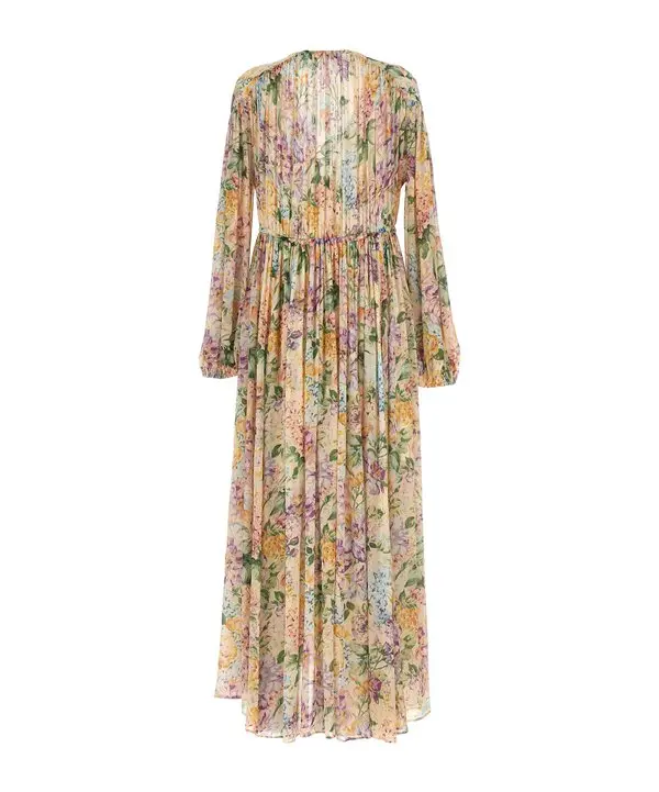 Zimmermann Halliday Gathered Maxi Dress