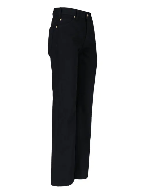 Celine Lulu Jeans In Raw Wash Denim
