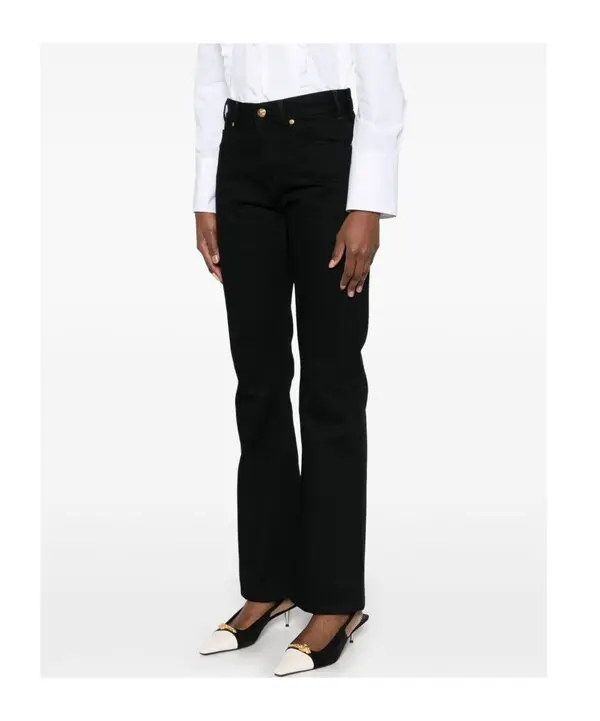Celine Lulu Jeans In Raw Wash Denim