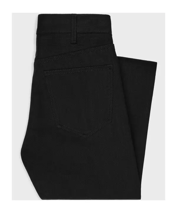 Celine Lulu Jeans In Raw Wash Denim