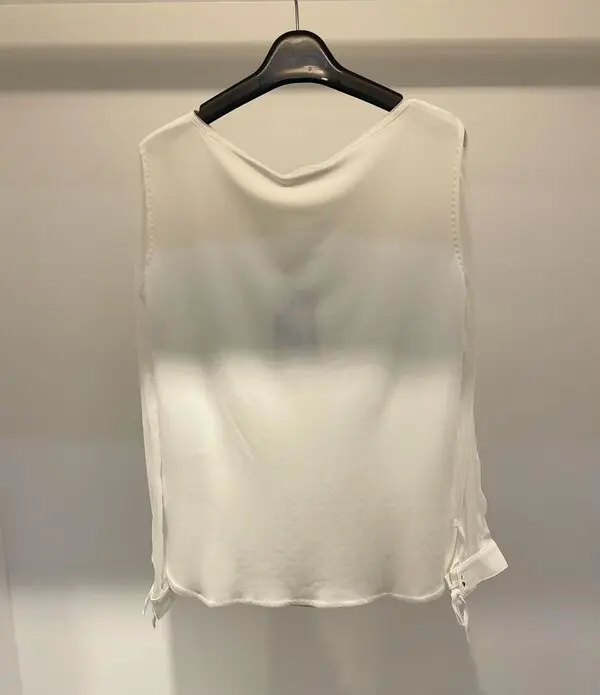 Max Mara Long-sleeved Top With Logo Detail