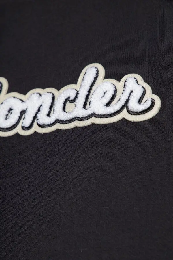 Moncler Logo Crewneck Sweatshirt - Black