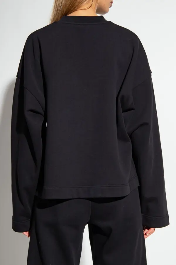 Moncler Logo Crewneck Sweatshirt - Black