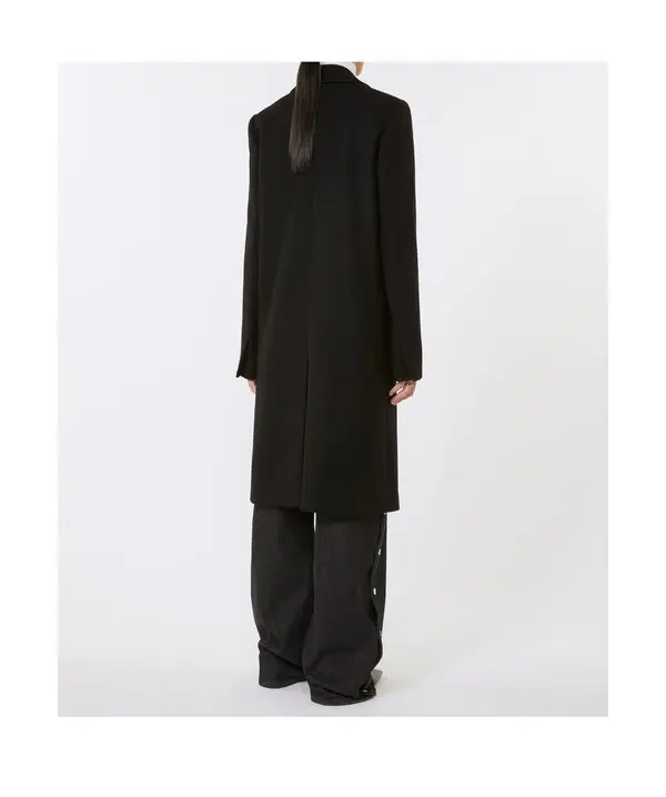 Sportmax Ala Long Coat - Black