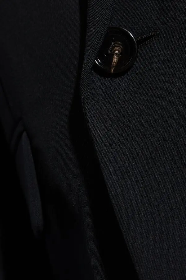 Bottega Veneta Double Breasted Tailored Blazer - Black
