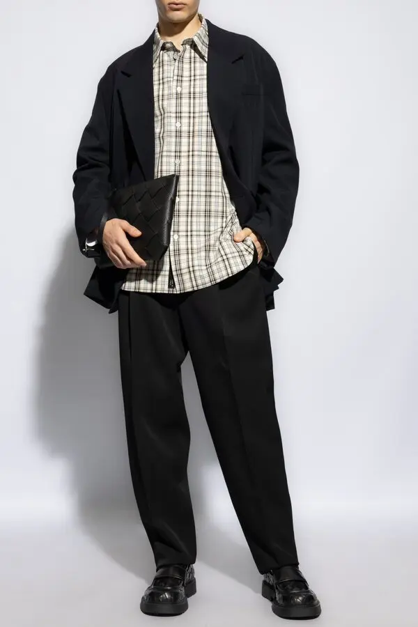 Bottega Veneta Double Breasted Tailored Blazer - Black