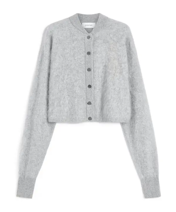 Sportmax Ercole Frontal-buttons Cardigan - Grey