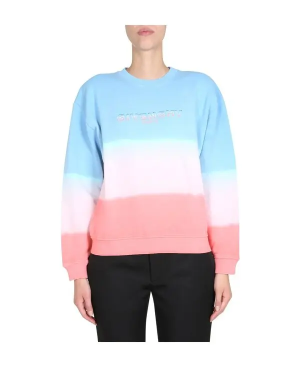 Givenchy Logo Gradient Crewneck Sweater