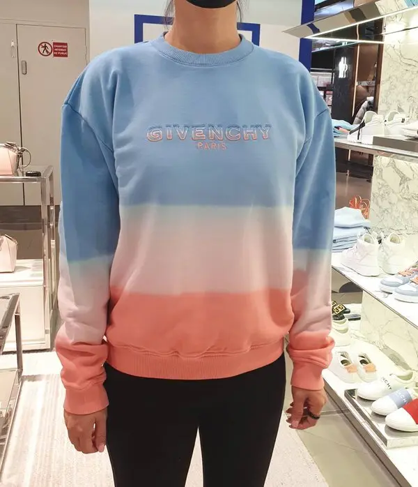 Givenchy Logo Gradient Crewneck Sweater