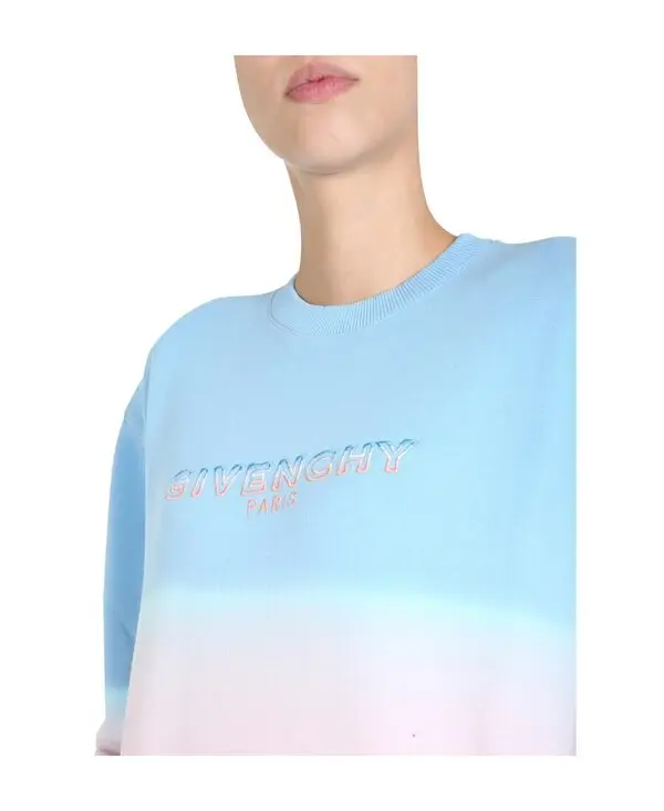 Givenchy Logo Gradient Crewneck Sweater