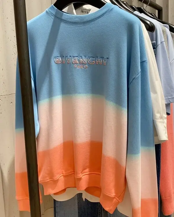 Givenchy Logo Gradient Crewneck Sweater