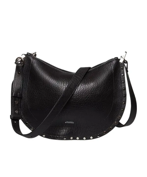 Isabel Marant Étoile Oskan Studded Shoulder Bag - Black