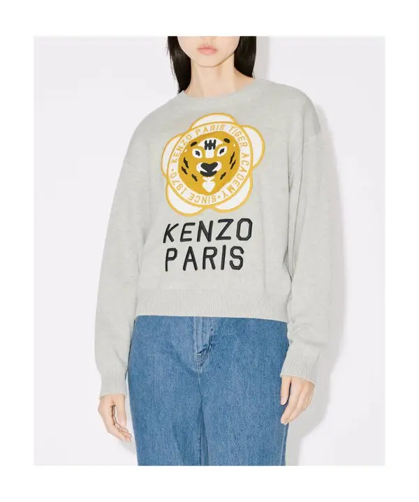 Kenzo Tiger Academy Embroidered Wool Blend Jumper