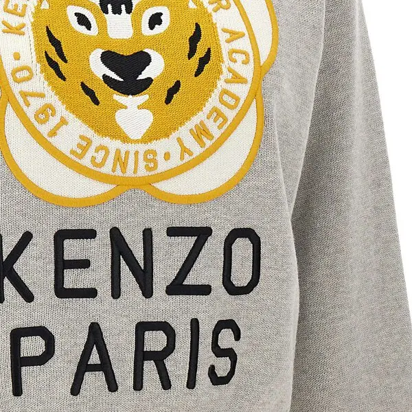 Kenzo Tiger Academy Embroidered Wool Blend Jumper