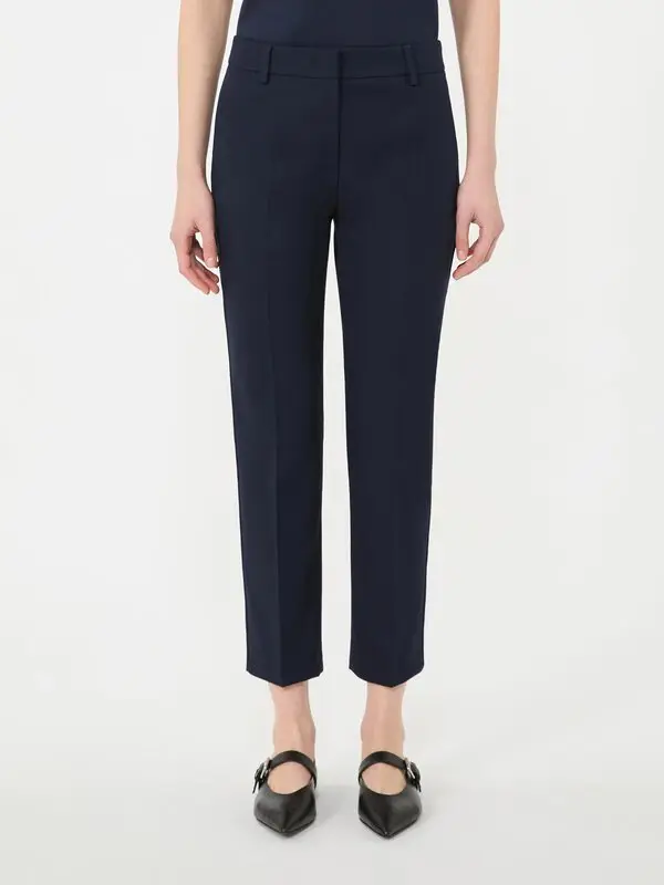 Max Mara High-waisted Cropped Cigarette Trousers