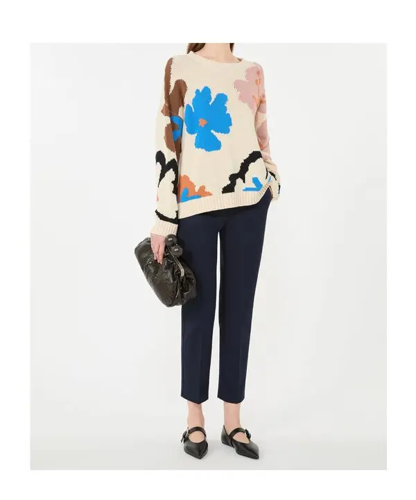Max Mara High-waisted Cropped Cigarette Trousers