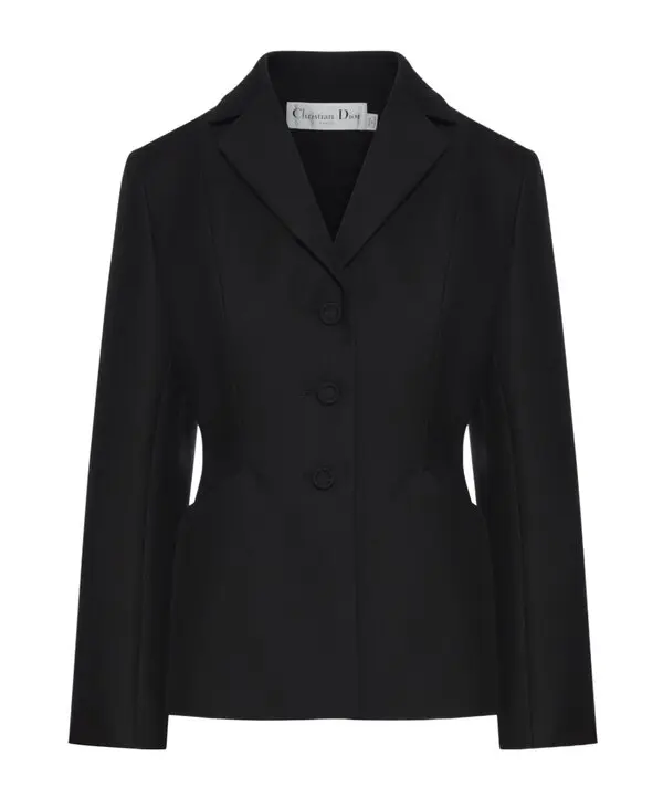 Dior Long-sleeved Suit Coat - Black