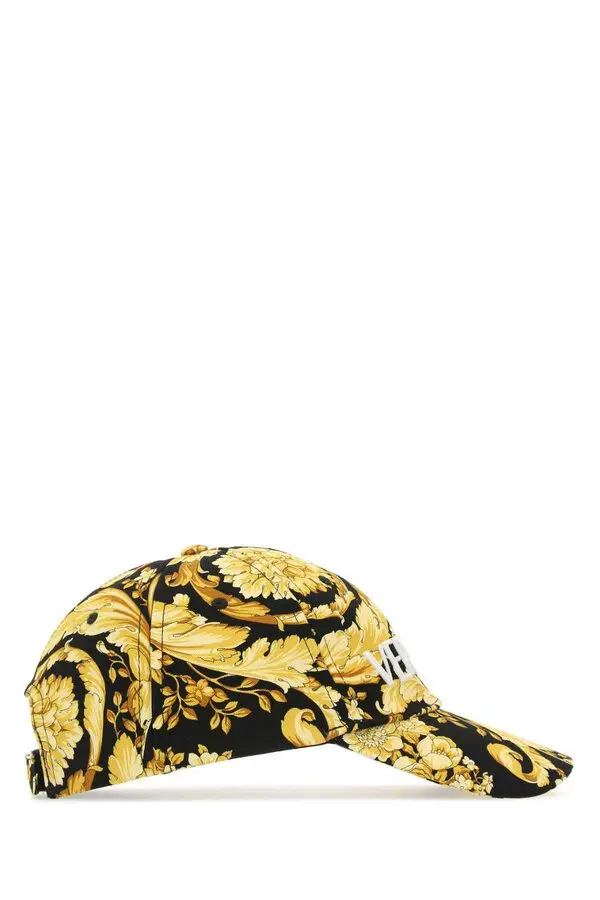Versace Baroccoflage Print Baseball Cap