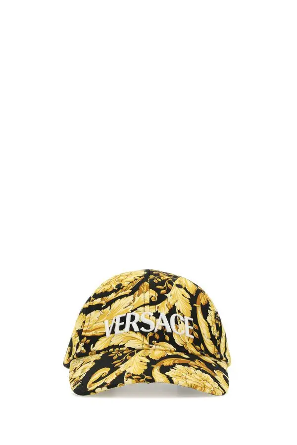 Versace Baroccoflage Print Baseball Cap