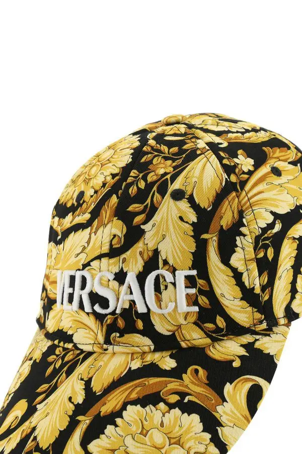Versace Baroccoflage Print Baseball Cap