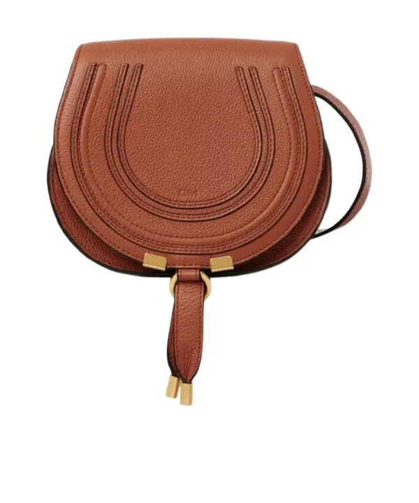 Chloé Small Marcie Cross Body Bag - Tan