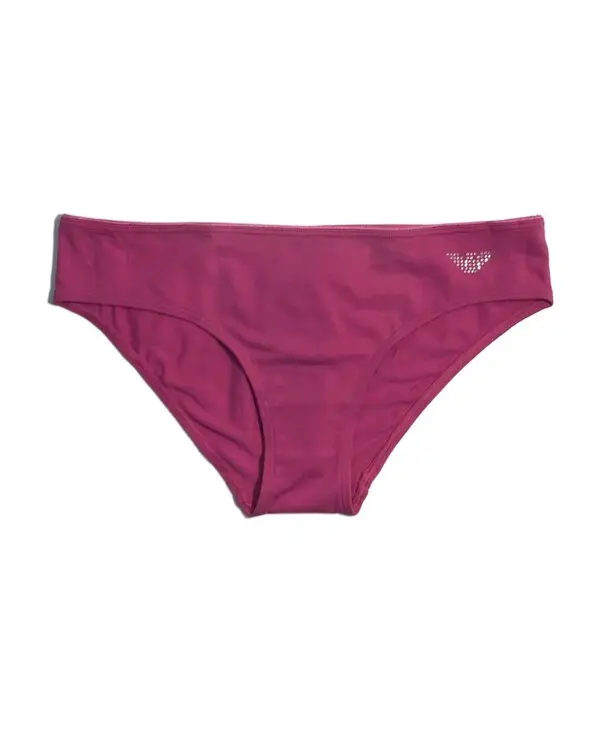 Emporio Armani Logo Briefs - Red