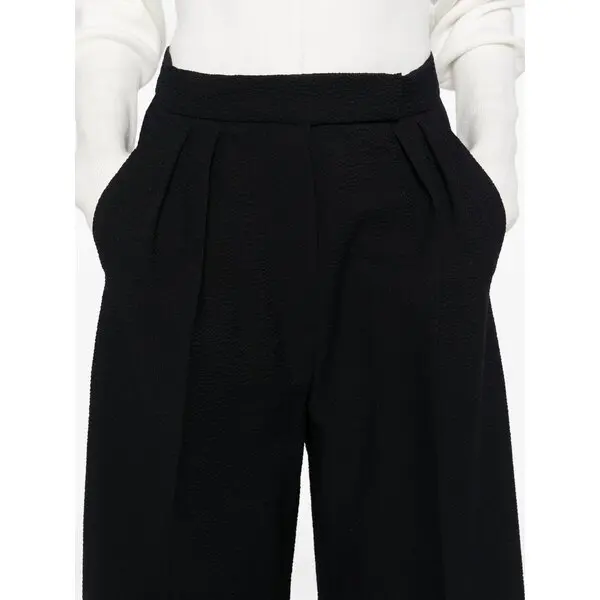 Max Mara Secolo Wide-leg Trousers - Black