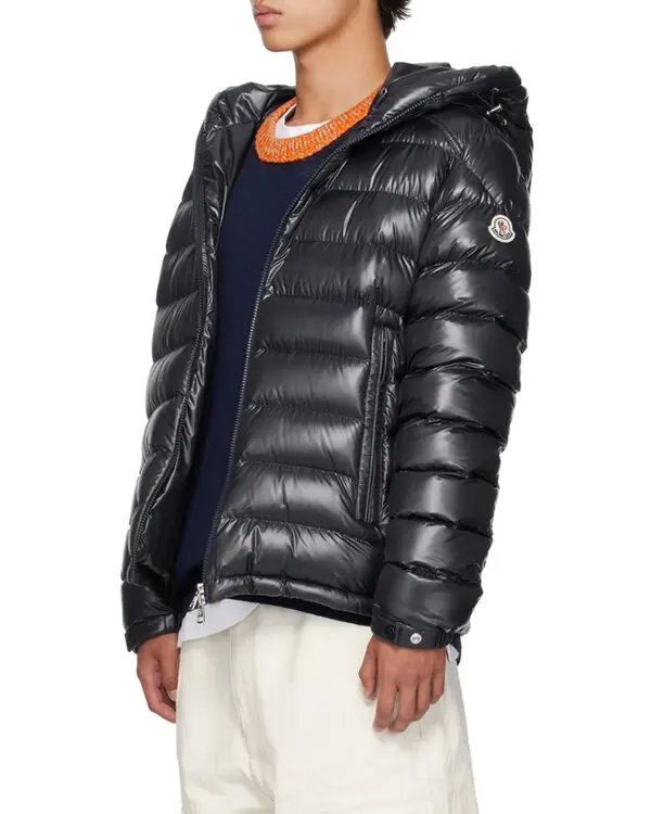 Moncler Besines Zip-up Hooded Down Jacket - Midnight Blue