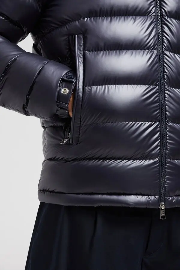 Moncler Besines Zip-up Hooded Down Jacket - Midnight Blue