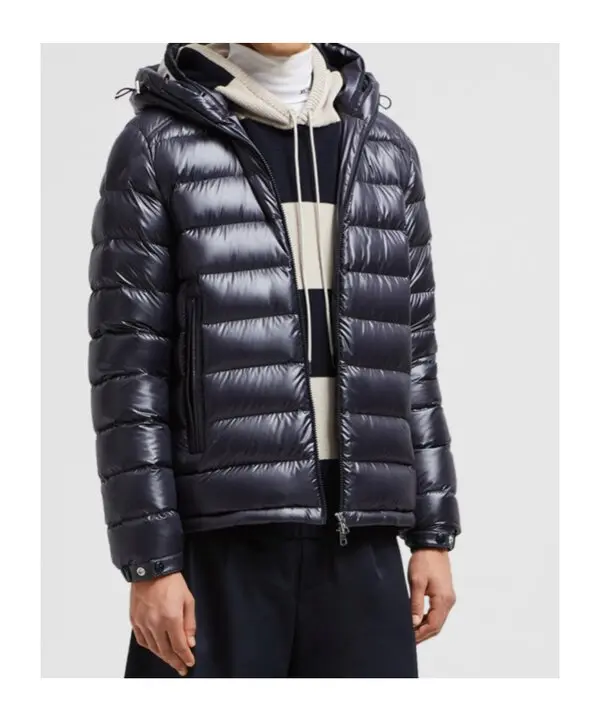 Moncler Besines Zip-up Hooded Down Jacket