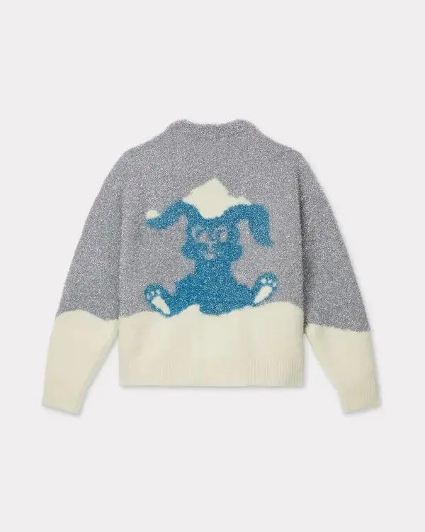Kenzo Winter Holidays' Tinsel Cardigan In Mixed Wool