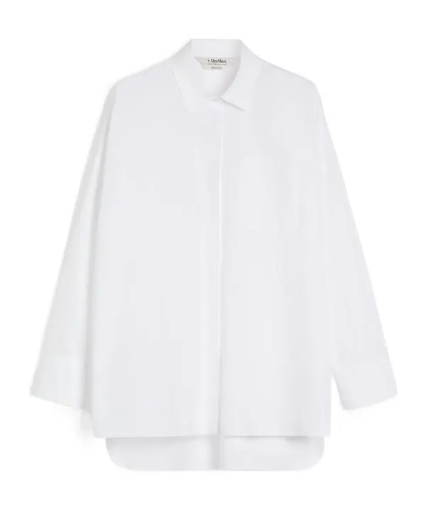 Max Mara Button-up Long-sleeved Top - Optical White