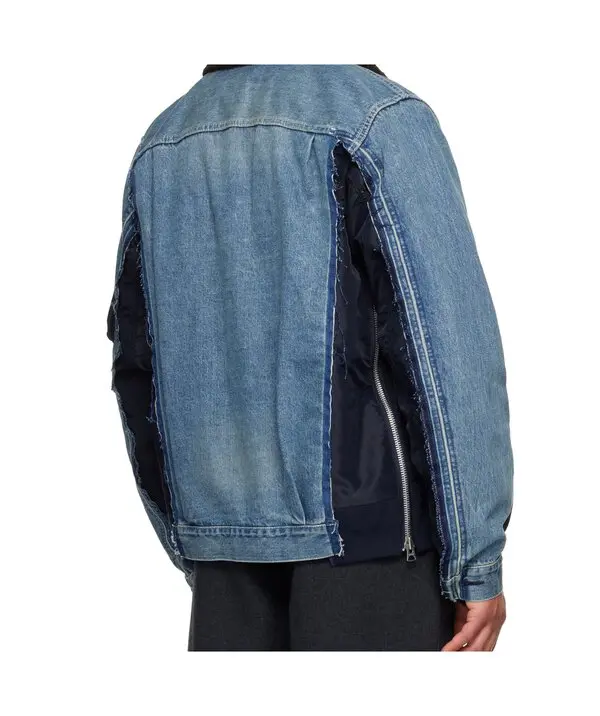 Sacai Panelled Denim Jacket