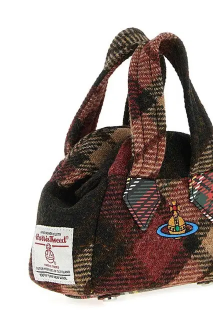 VIVIENNE WESTWOOD Logo Embroidered Mini Handbag
