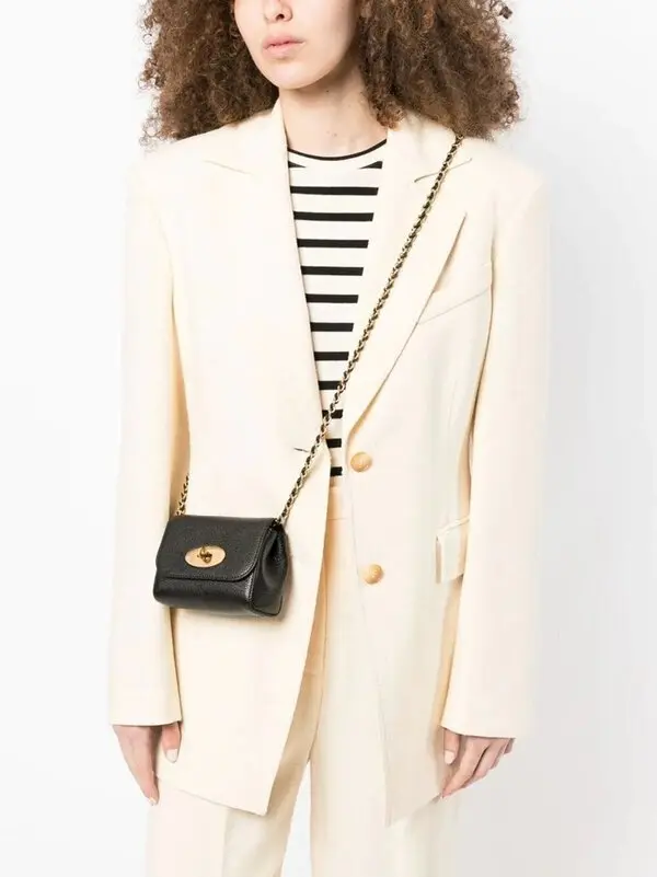 Mulberry Lily Twist-lock Mini Crossbody Bag