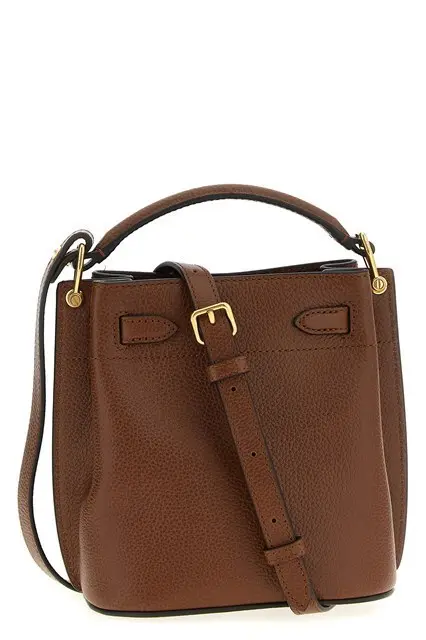 Mulberry Leather Satchel Bag With Postman's Lock