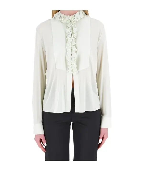 Philosophy Di Lorenzo Serafini Long Sleeve Ruffle Detail Shirt