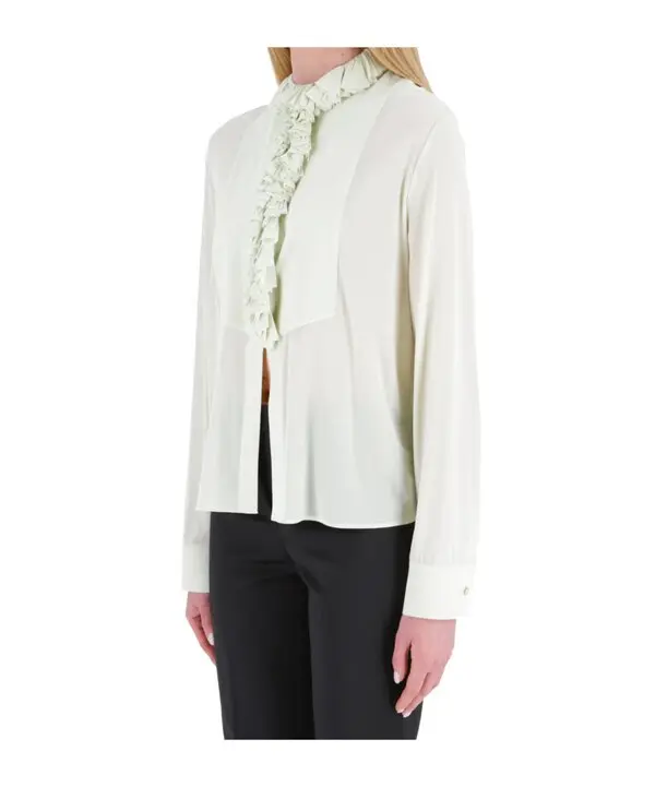 Philosophy Di Lorenzo Serafini Long Sleeve Ruffle Detail Shirt