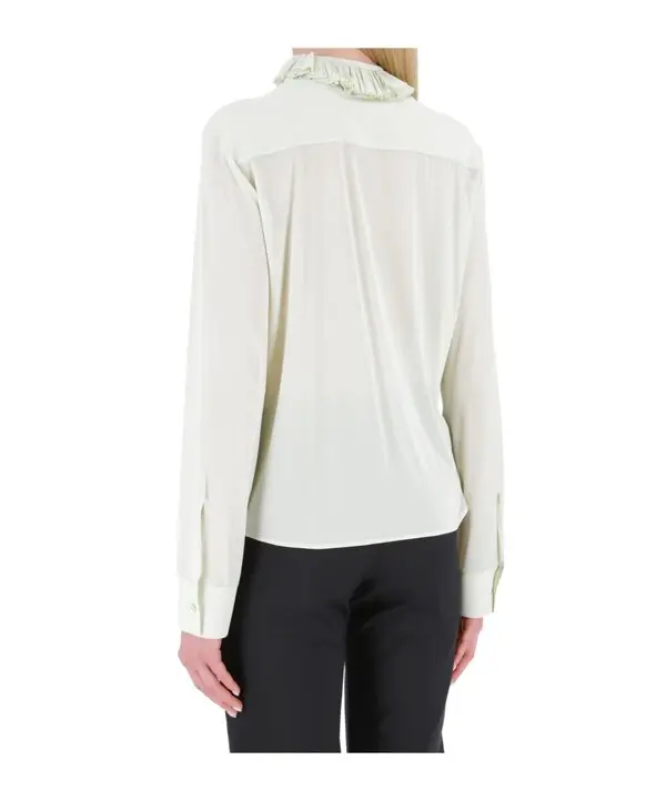 Philosophy Di Lorenzo Serafini Long Sleeve Ruffle Detail Shirt