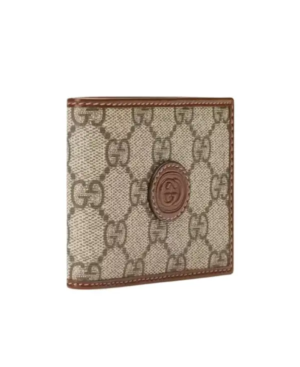 Gucci Printed Logo Folded Wallet