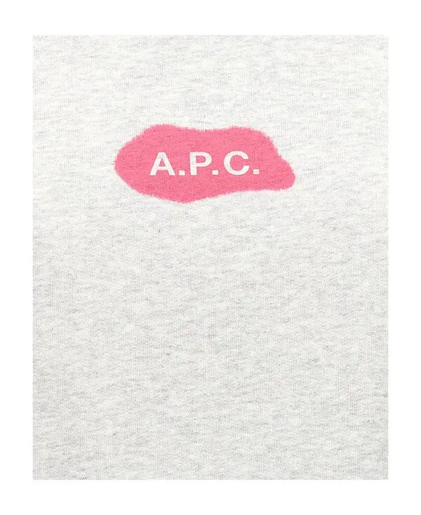 A.p.c. Logo Printed Crewneck Sweatshirt