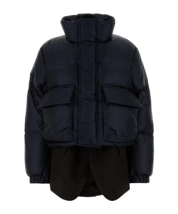 Sacai High-neck Padded Jacket - Black