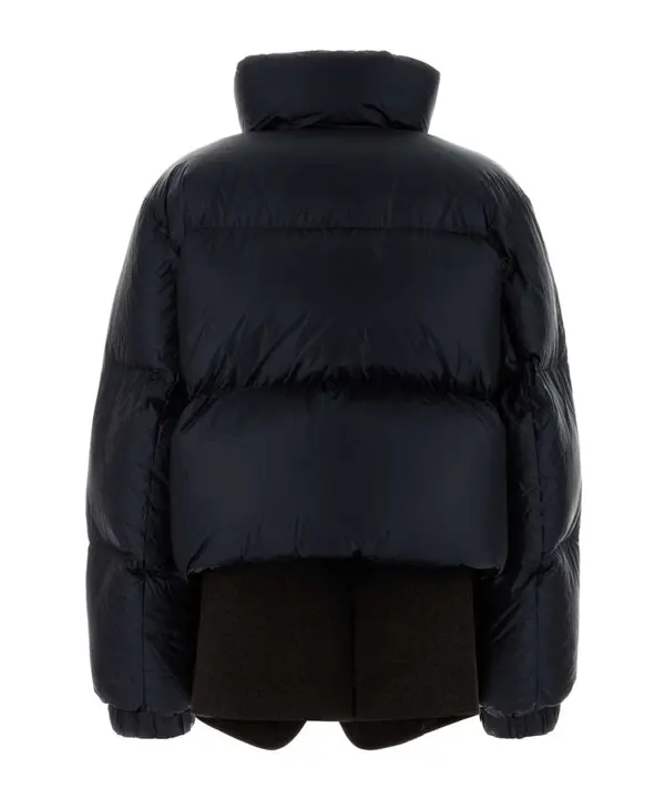 Sacai High-neck Padded Jacket - Black