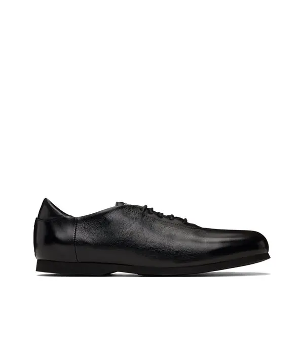 Our Legacy Square Toe Lace-up Moccasins - Black