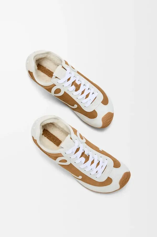 Loewe Ballet Runner 2.0 Sneakers - Tan/white
