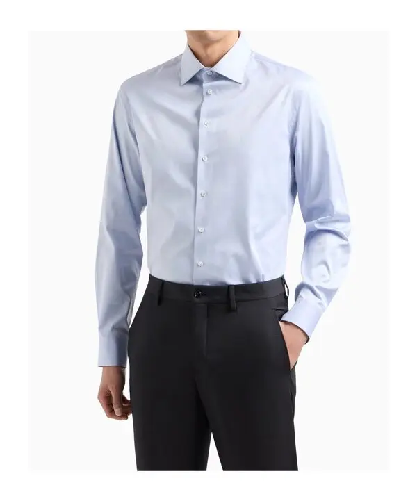 Giorgio Armani Cotton Shirt - White
