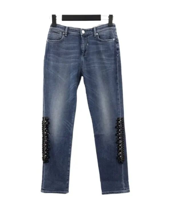 Sportmax Embellished Straight Leg Jeans