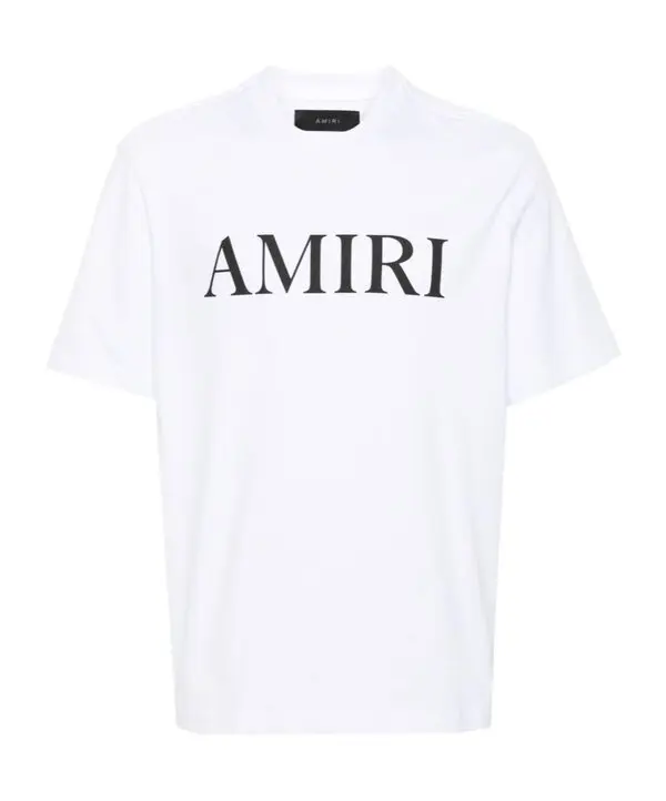 Amiri Logo Printed Crewneck T-shirt