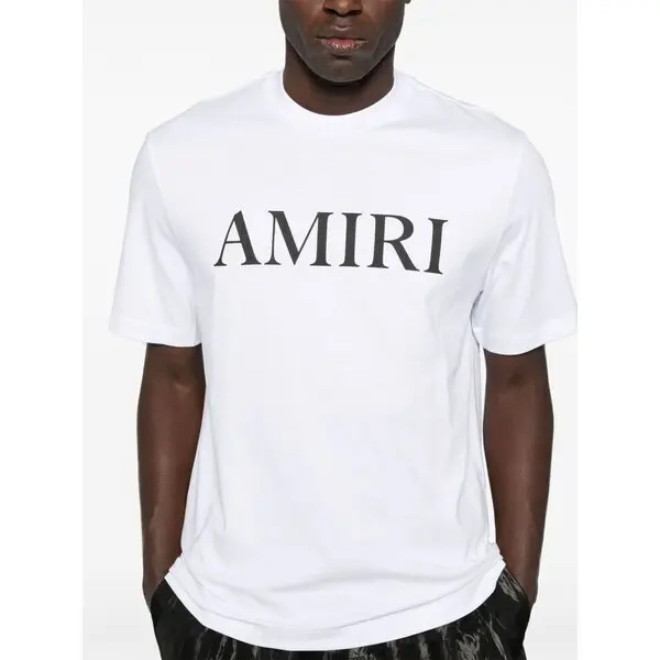 Amiri Logo Printed Crewneck T-shirt