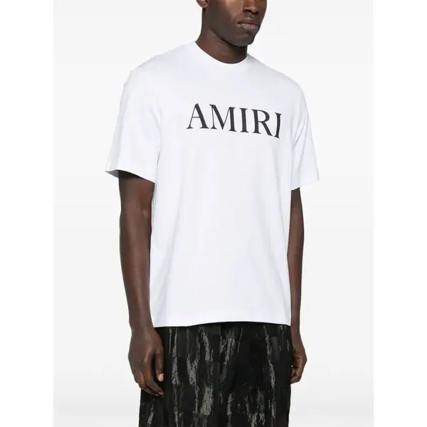 Amiri Logo Printed Crewneck T-shirt